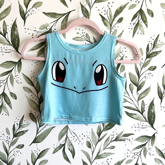 Tops | Squirtle Pokmon Crop Top | Poshmark